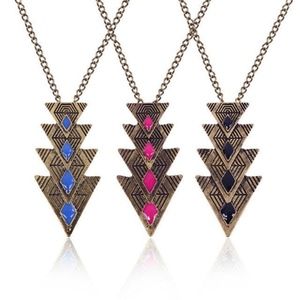 Jewelry | Tribal Aztec Arrow Pendant Vintage Gold Necklace | Poshmark